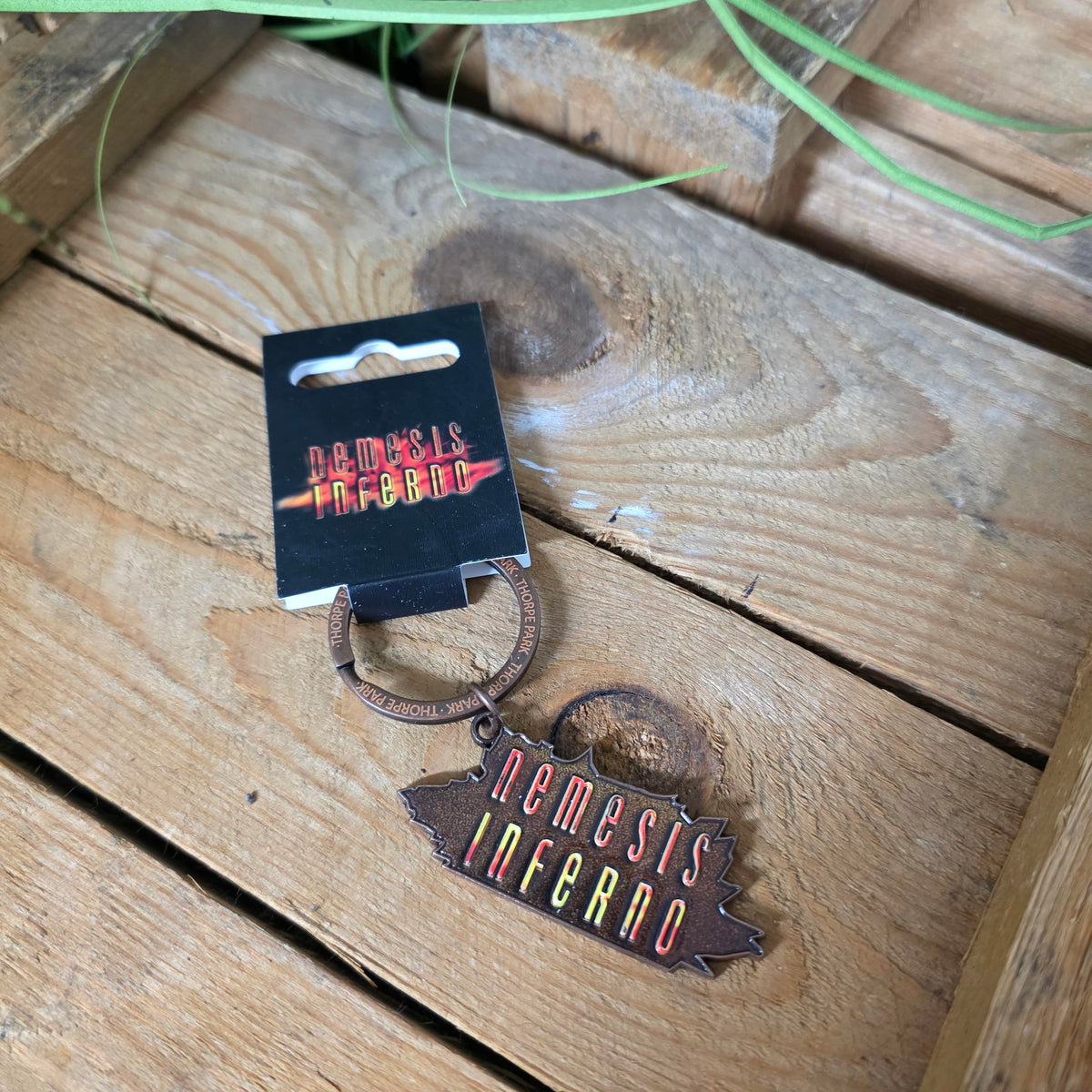 Nemesis Inferno Logo Keyring – Thorpe Park Online Shop