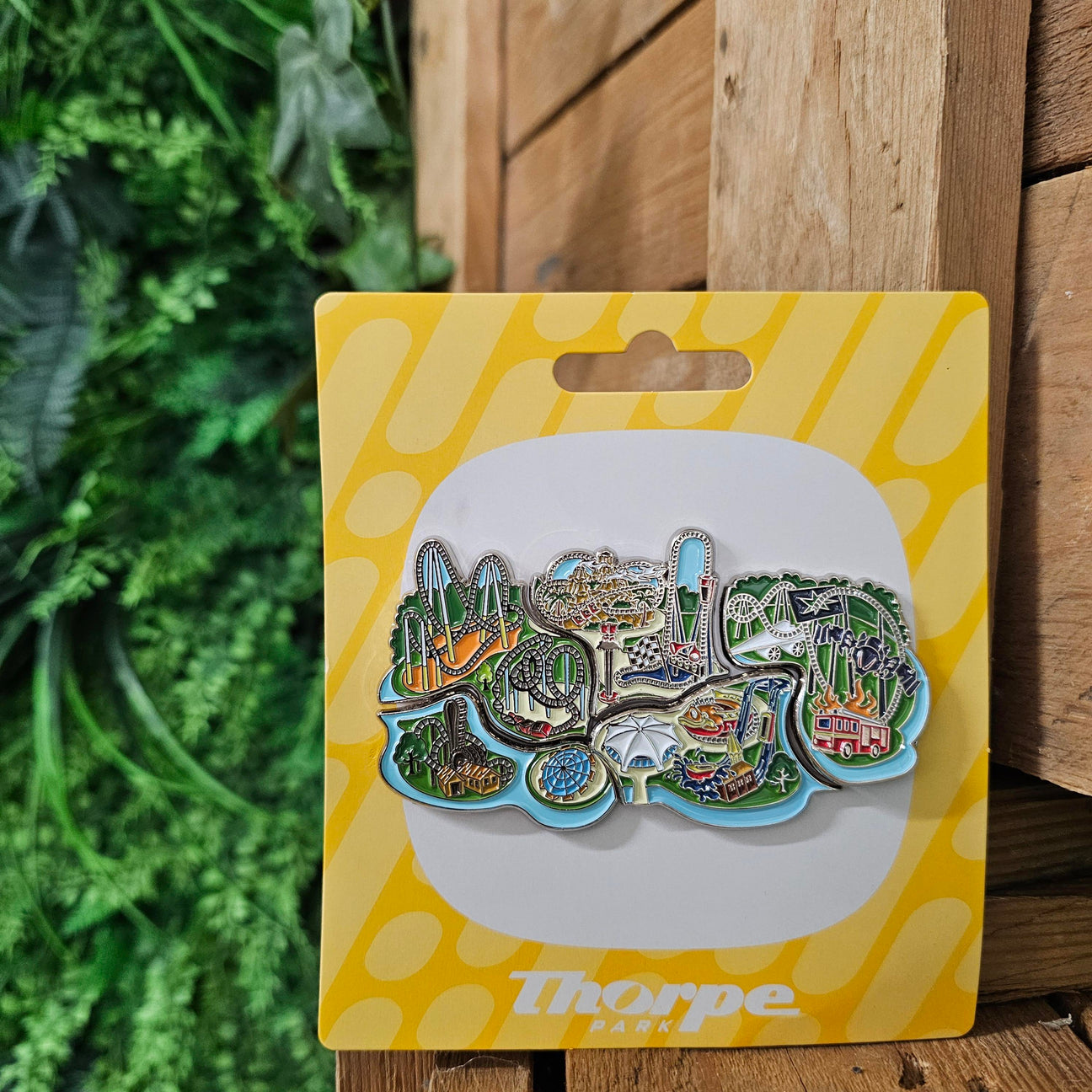 Thorpe Park Map 5 Pin Badge Set – Thorpe Park Online Shop