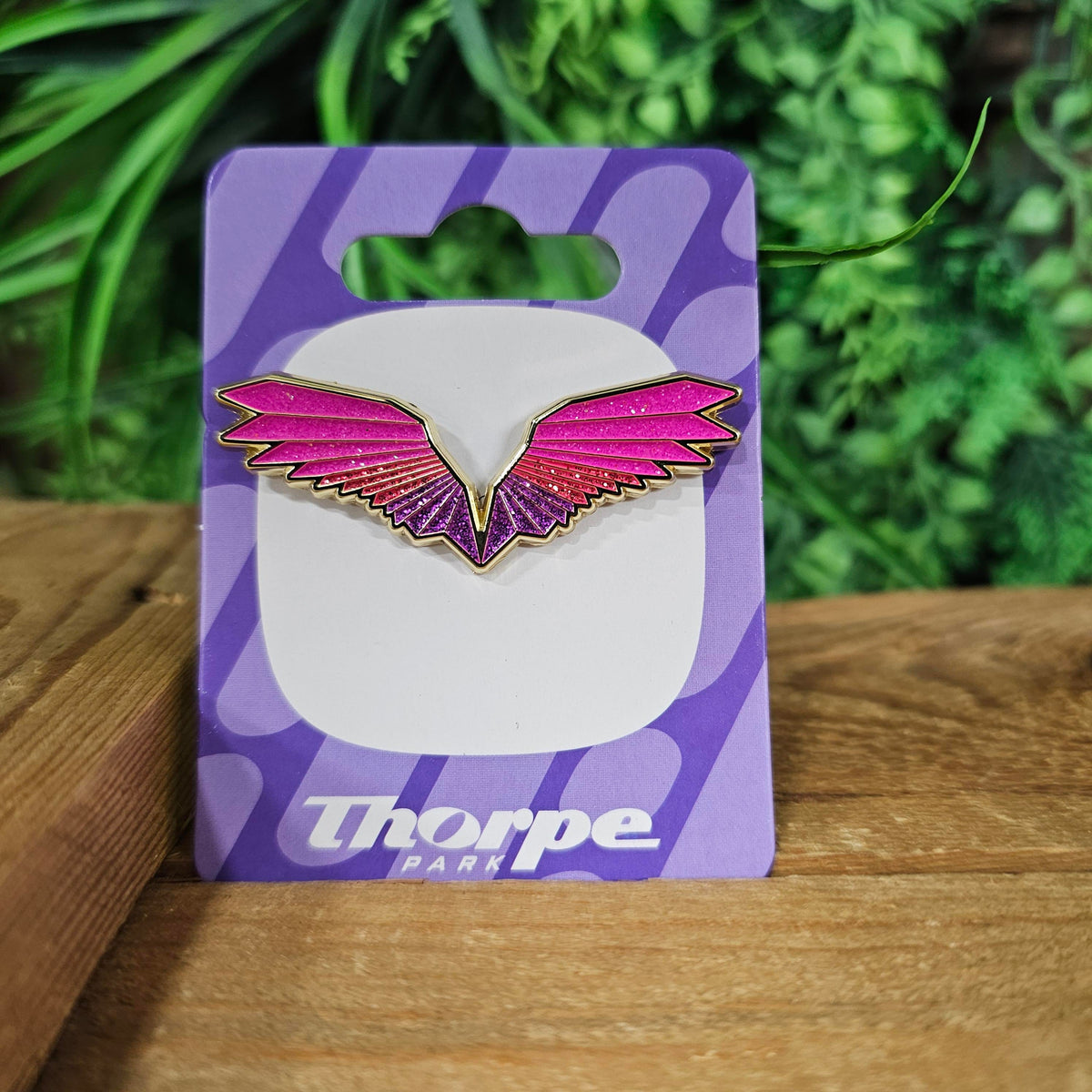 Hyperia Trailblazer Wings Pin Badge – Thorpe Park Online Shop