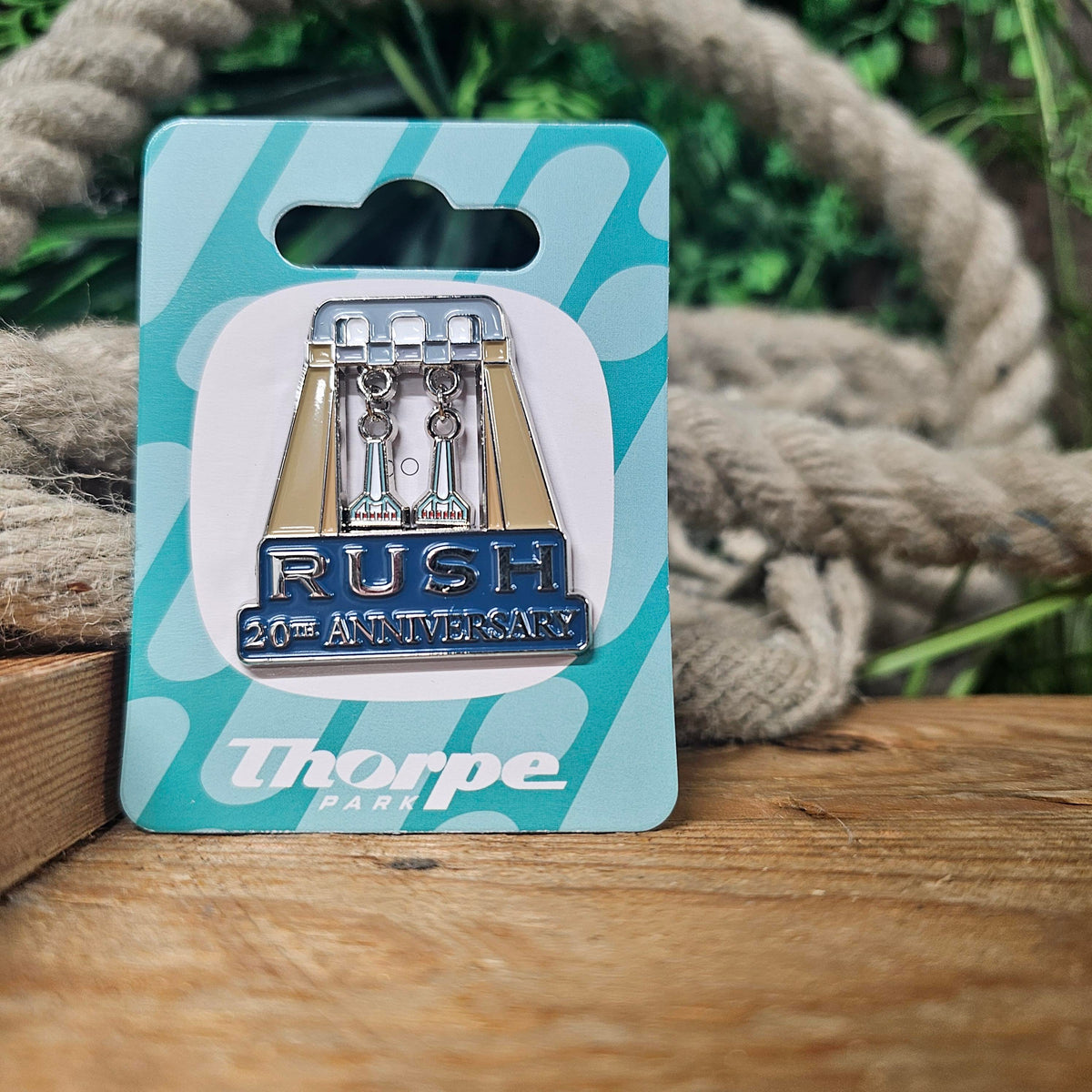 Rush 20th Anniversary Pin Badge – Thorpe Park Online Shop