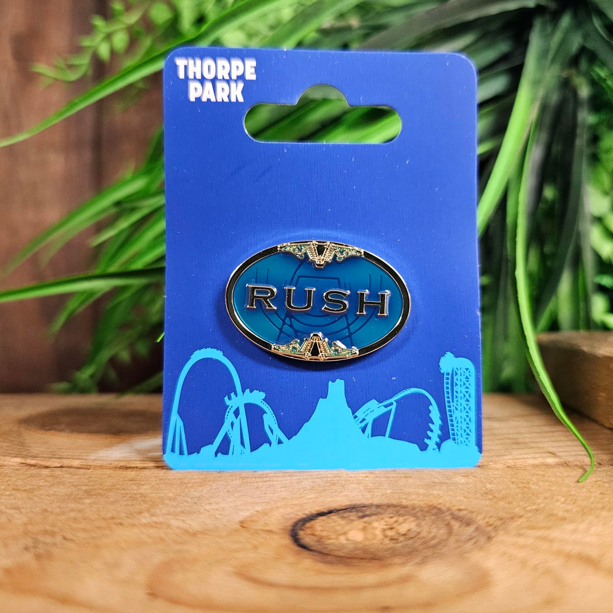 Rush Logo Pin Badge – Thorpe Park Online Shop