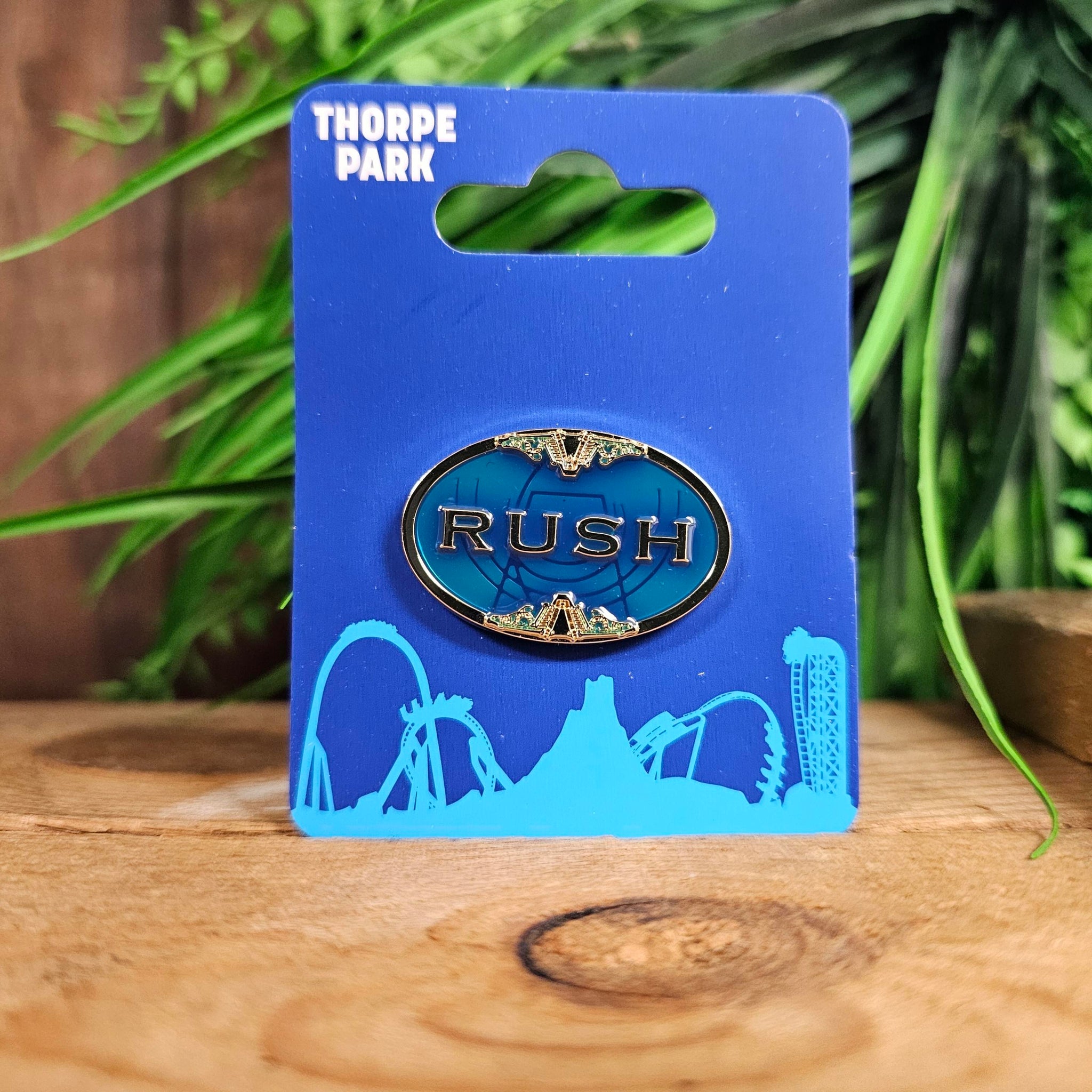 Rush Logo Pin Badge – Thorpe Park Online Shop